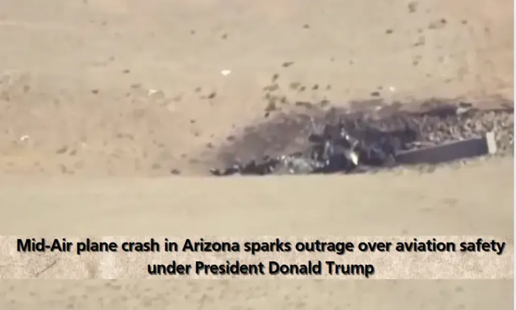 Mid-Air plane crash in Arizona sparks outrage over aviation safety ...