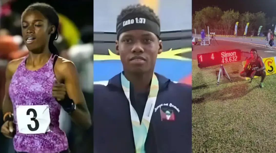 Antigua and Barbuda: Tyra Fenton, Kasiya Daley and Jevon Simon become ...