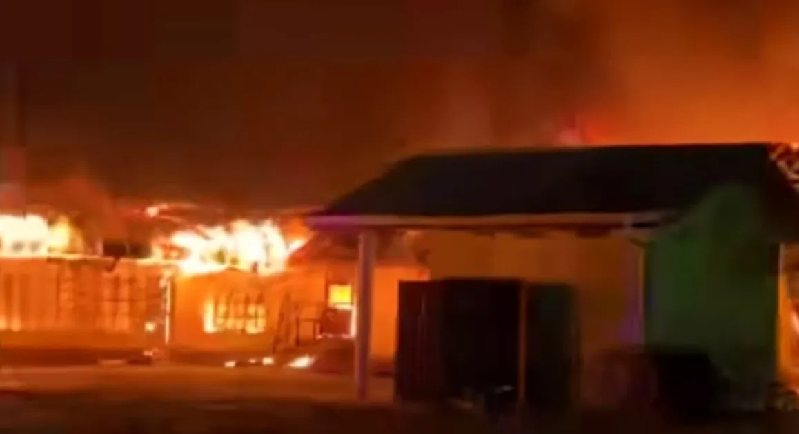 Guyana: Massive blaze devastates Kwakwani Secondary School in Pathville ...