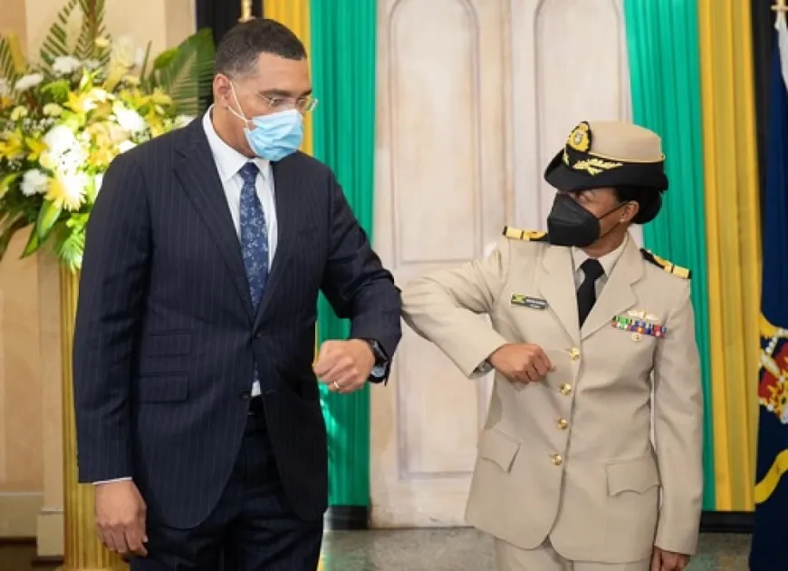 Jamaica: Rear Admiral Wemyss Gorman sworn as 1st female Chief of ...