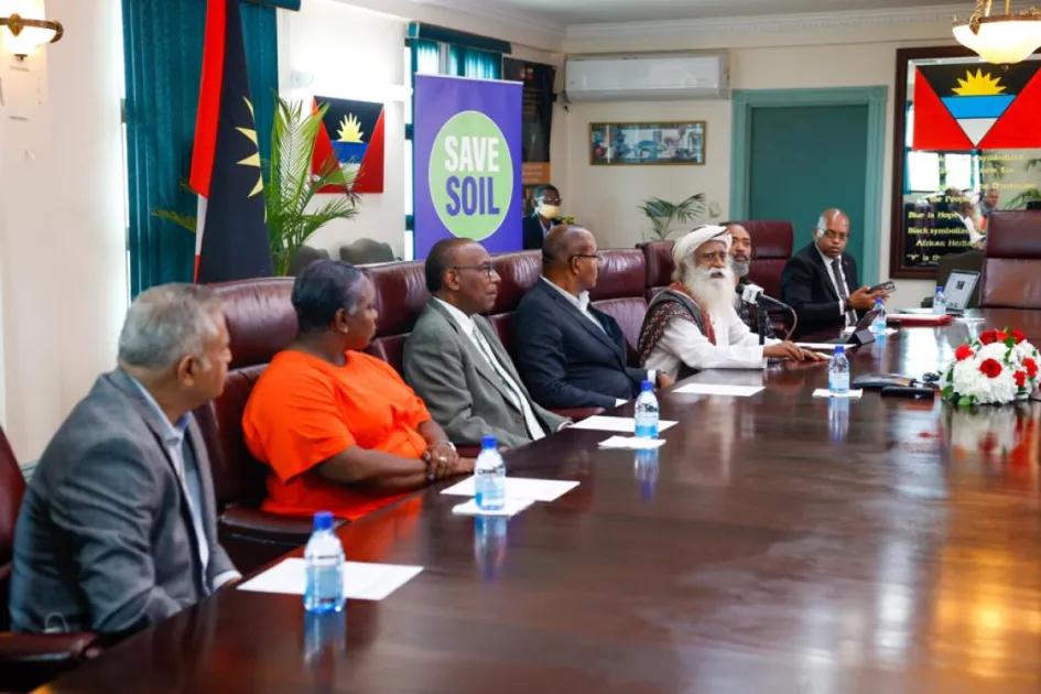 Caribbean leaders join signing ceremony of Save Soil MoU with Sadhguru - Writeups 24: Caribbean ...