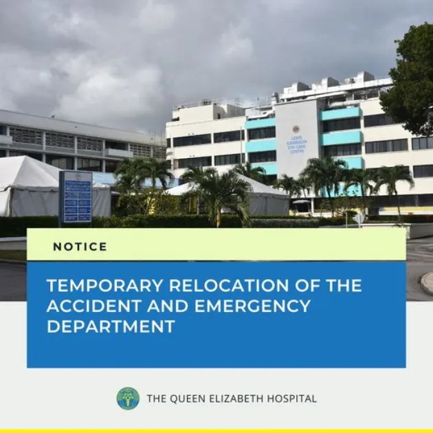Barbados: Accident and Emergency Dept of Queen Elizabeth Hospital to ...