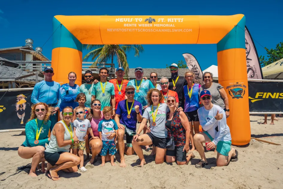 Nevis to St Kitts Cross Channel Swim celebrates 21 years as iconic open ...