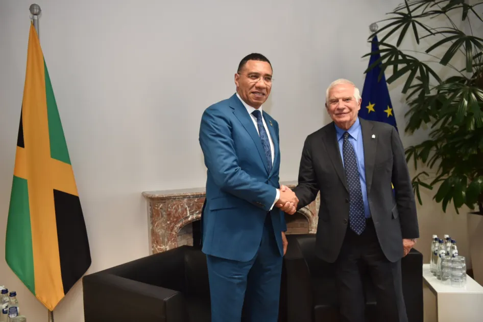 Jamaica PM Andrew Holness meets High Representative of the EU for ...