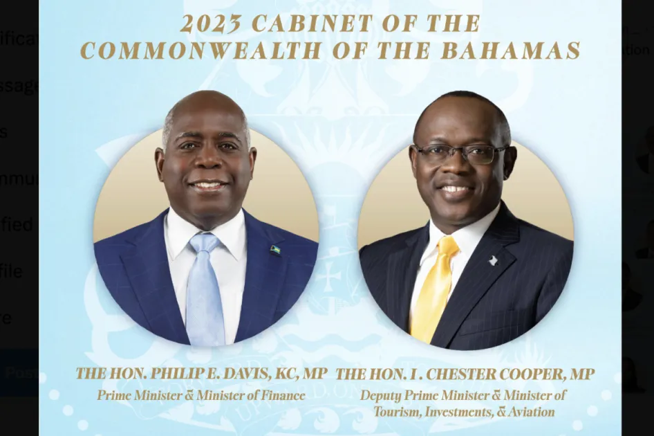 Bahamas government unveils cabinet reshuffle: key ministries assigned ...