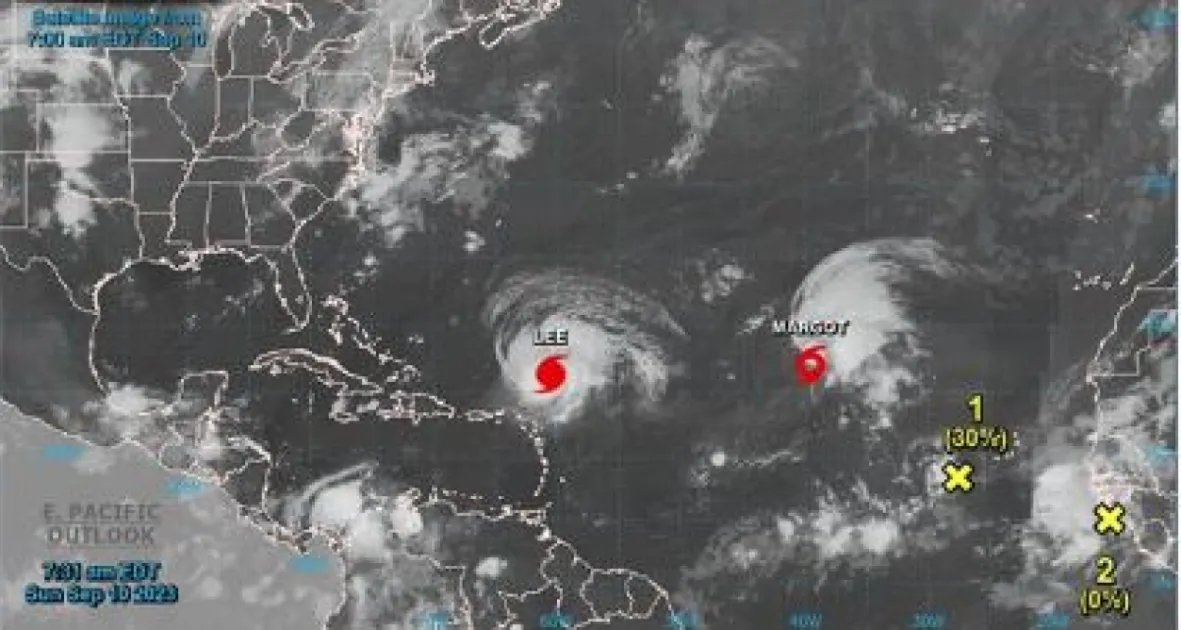 READ HERE: Forecast for Hurricane Lee and Tropical Storm Margot ...
