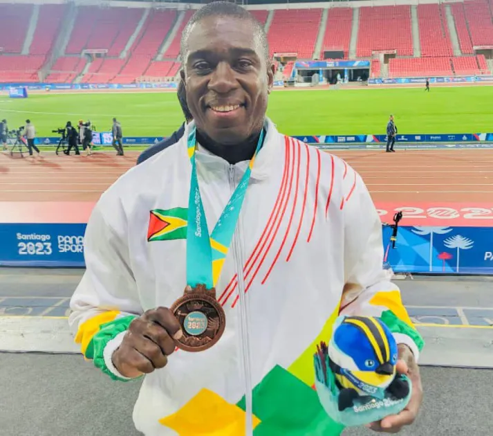 Leslain Baird honours Guyana by winning bronze medal at Pan American ...
