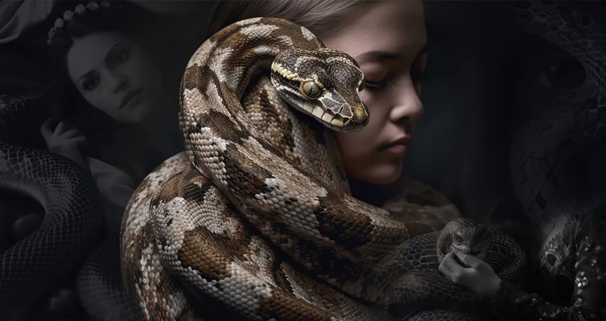 Shocking: Meet woman who sleeps with a snake, calls it her companion ...