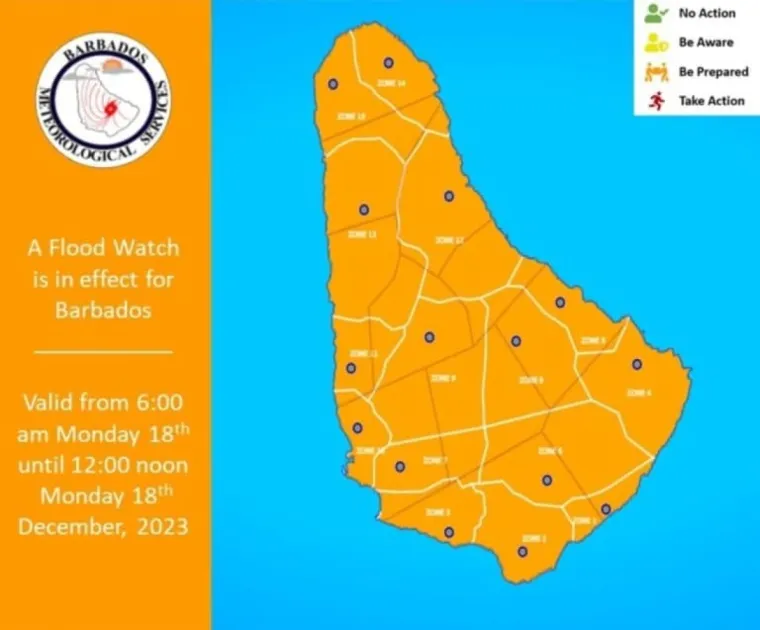 Weather: BMS issues flood warning for Barbados - Writeups 24: Caribbean ...
