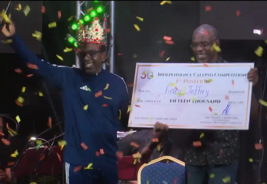 Finley Jeffrey crowned Calypso Monarch during 50th Independence ...