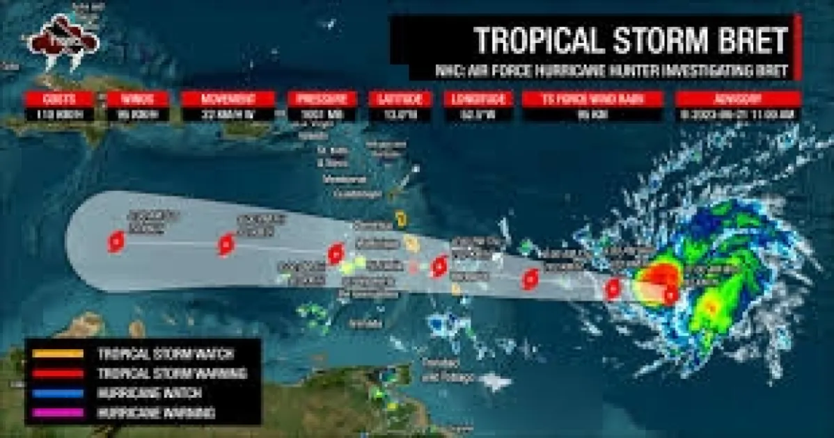 Tropical Storm expected to pass through Saint Lucia this week ...