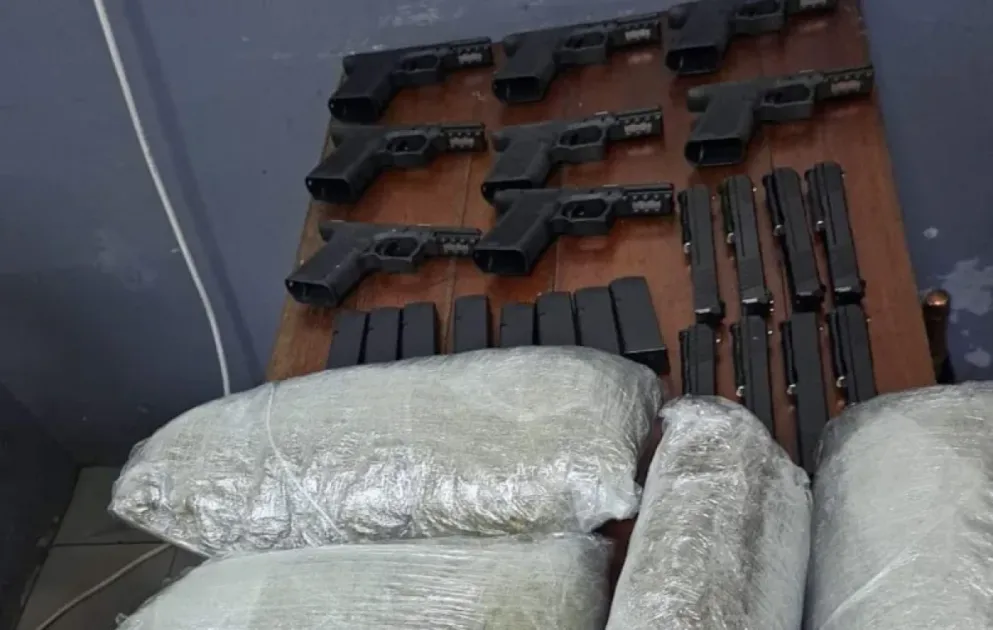 Guyana Police seized High-Power Firearms and Ammunition with Drug Cache ...