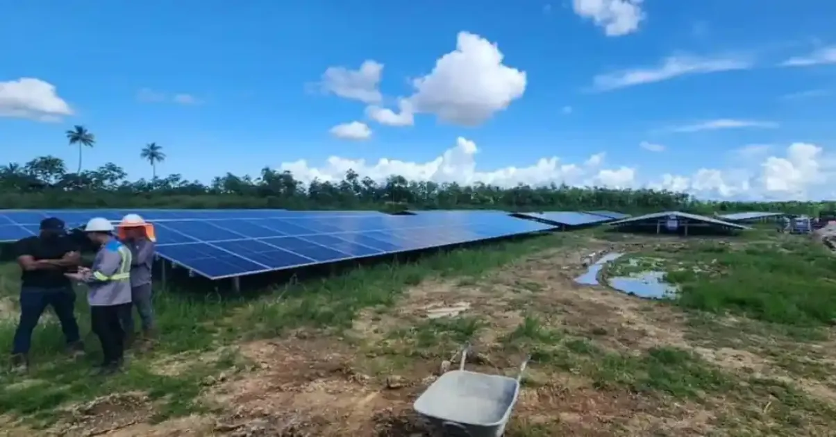 Guyana: Wakenaam Solar Project under construction, expected to complete ...