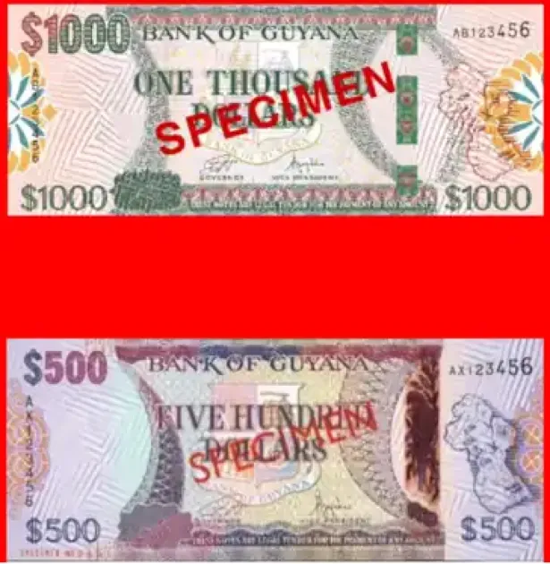 Guyana upgrades $500 and $1000 currency notes - Writeups 24: Caribbean ...