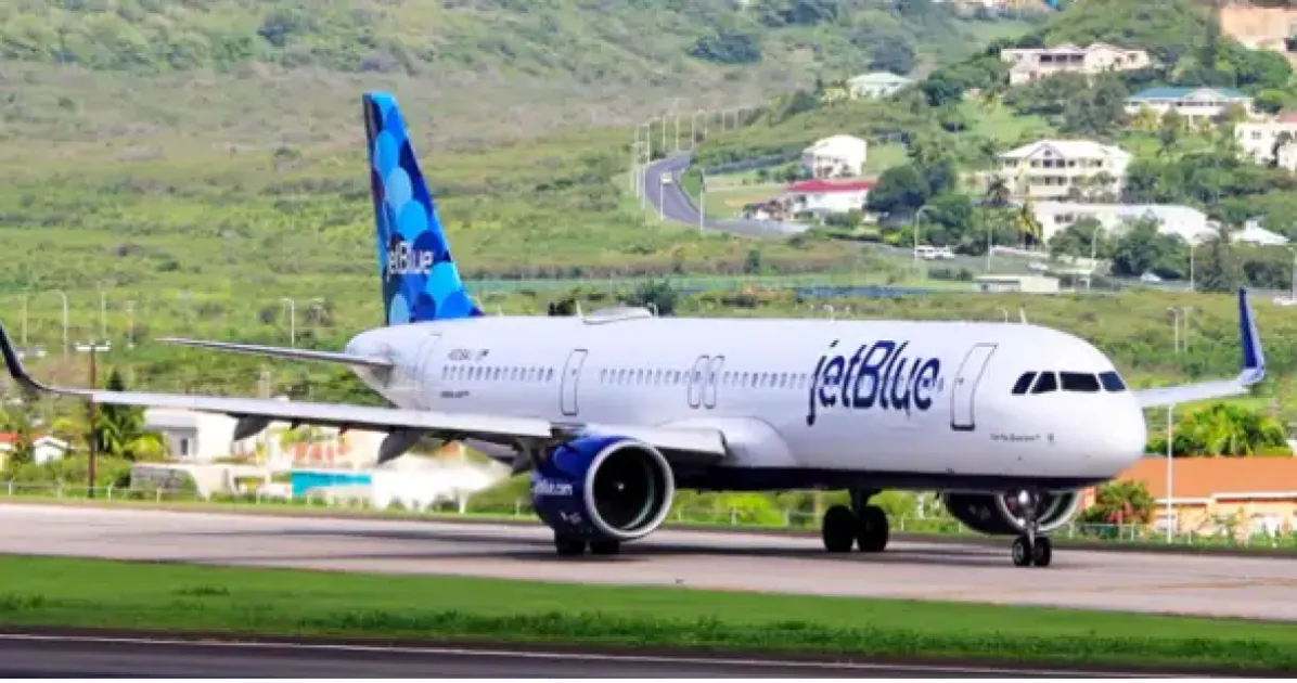 JetBlue’s A321neo aircraft lands in St Kitts for first time after ...