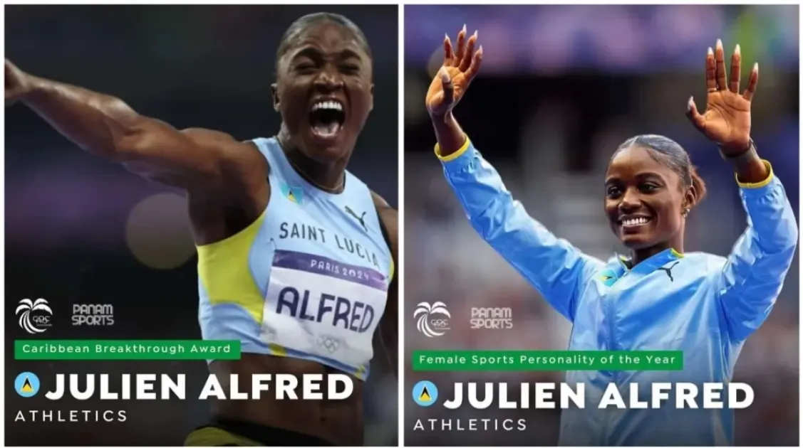 Olympic medallist Julien Alfred continues to shine, wins 2 awards at ...