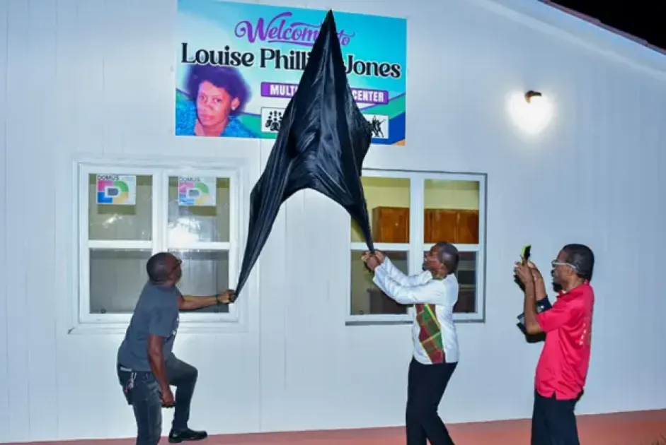 St Kitts and Nevis: Keys Community Centre renamed Phillips-Jones Multi ...